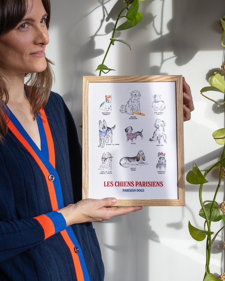 Parisian Dogs Poster