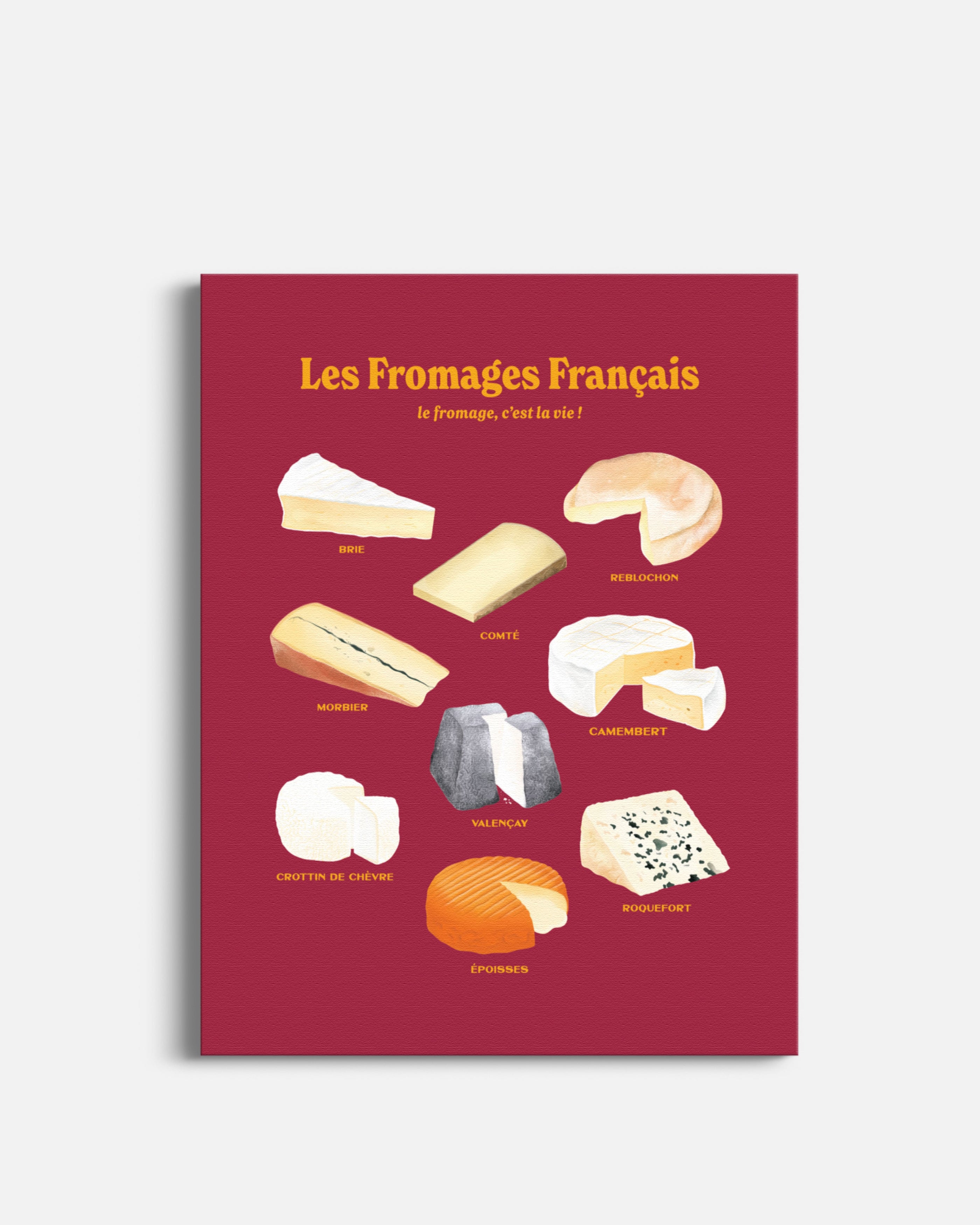 French Cheese Poster