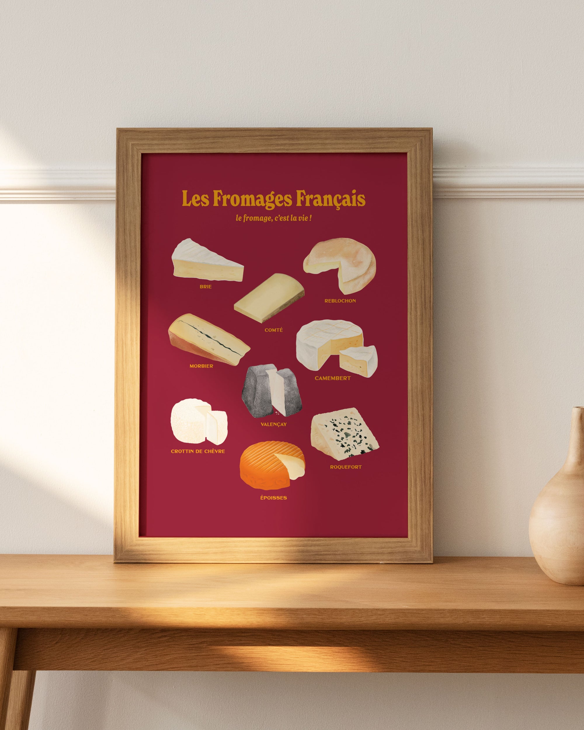 French Cheese Poster