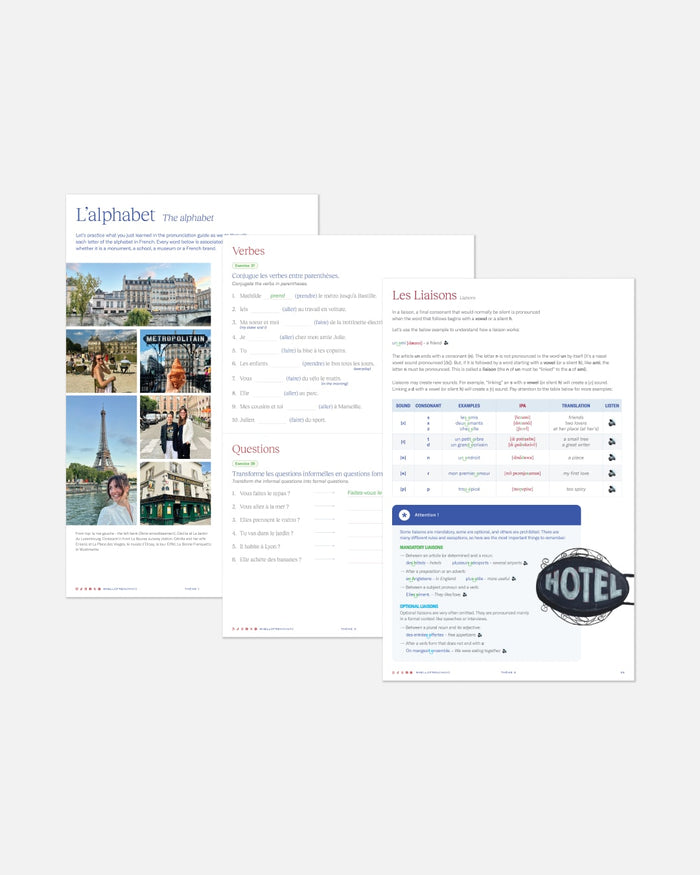 The Beginner Bundle: French Essentials, Exercises, and Pronunciation f